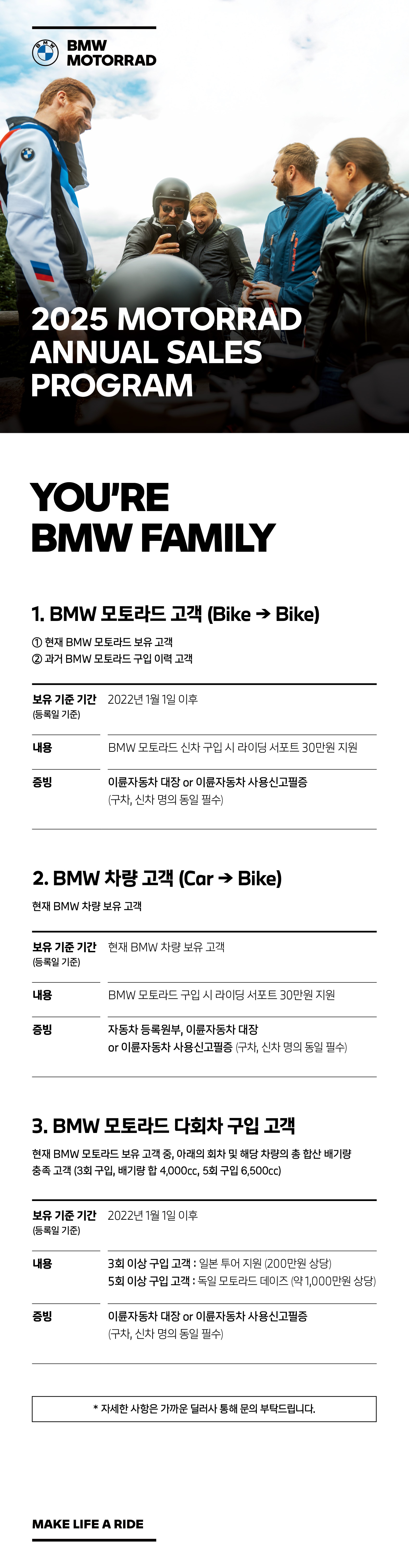 YOU'RE BMW FAMILY | BMW Motorrad